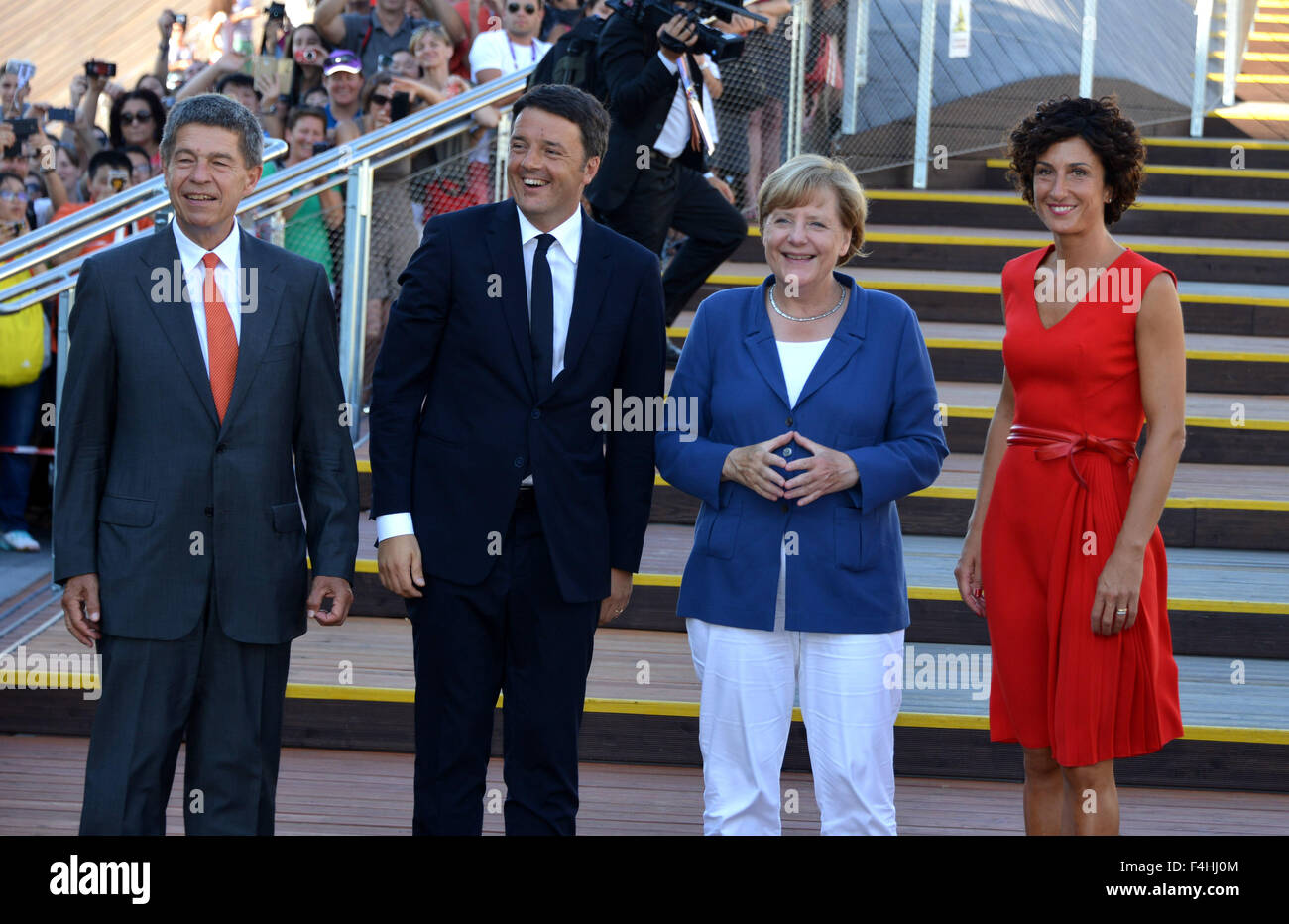 Angela Merkel visits Expo 2015 in Milan Featuring: Angela Merkel ...