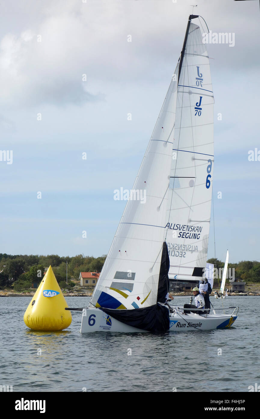 Sailing boat race buoy hi-res stock photography and images - Alamy