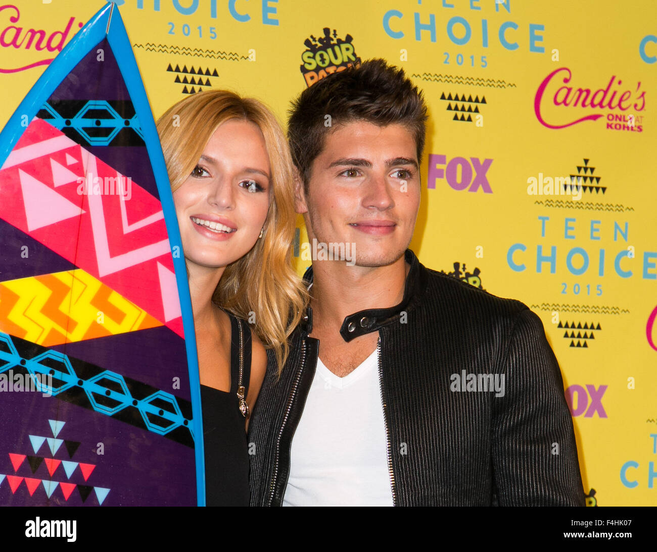 Teen Choice Awards 2015 at USC Galen Center - Press Room Featuring ...