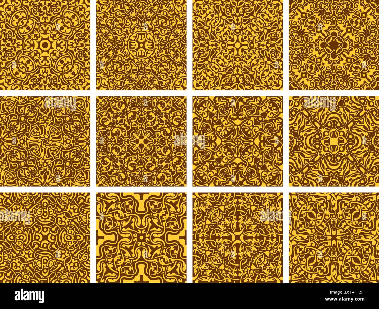 Seamless pattern collection Stock Vector Image & Art - Alamy