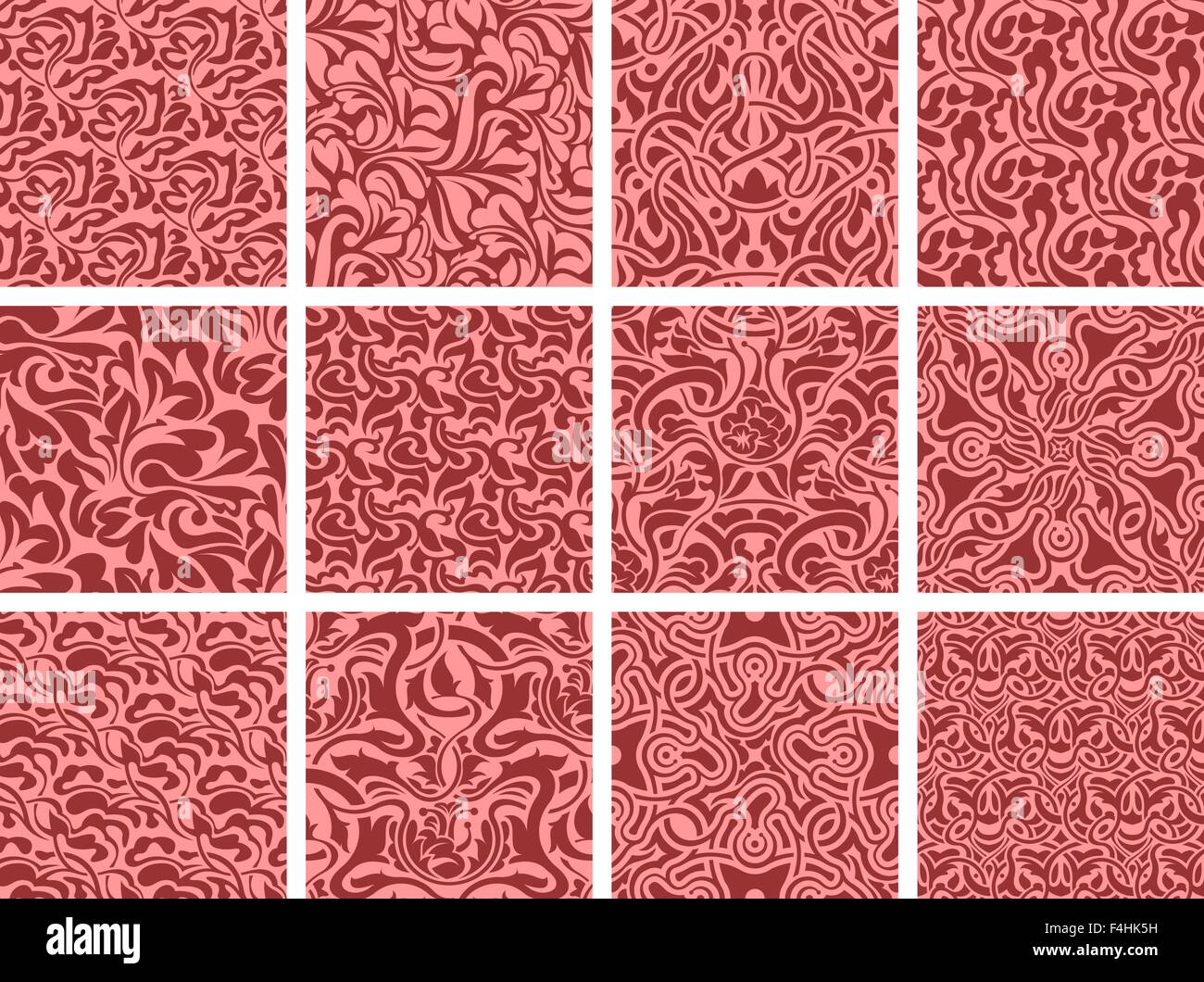 Seamless pattern collection Stock Vector Image & Art - Alamy