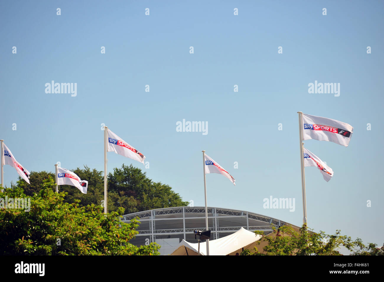 Sky sports f1 flags hi-res stock photography and images - Alamy
