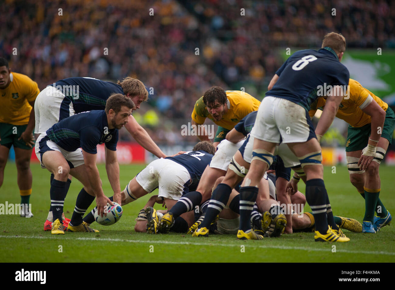 Captain of the scottish rugby team hi-res stock photography and images ...