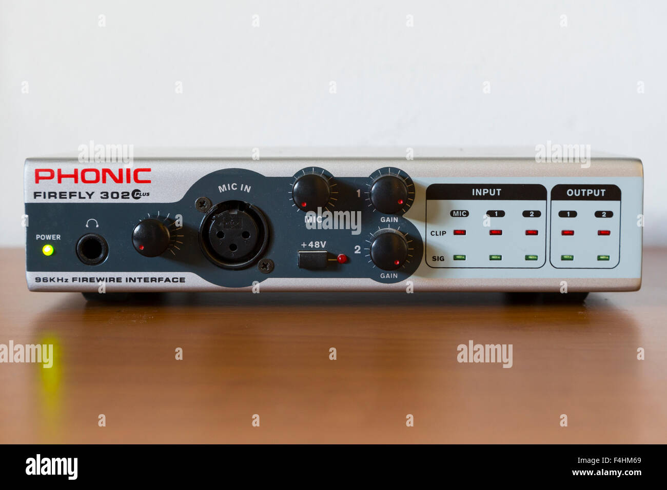 Phonic audio interface Stock Photo - Alamy
