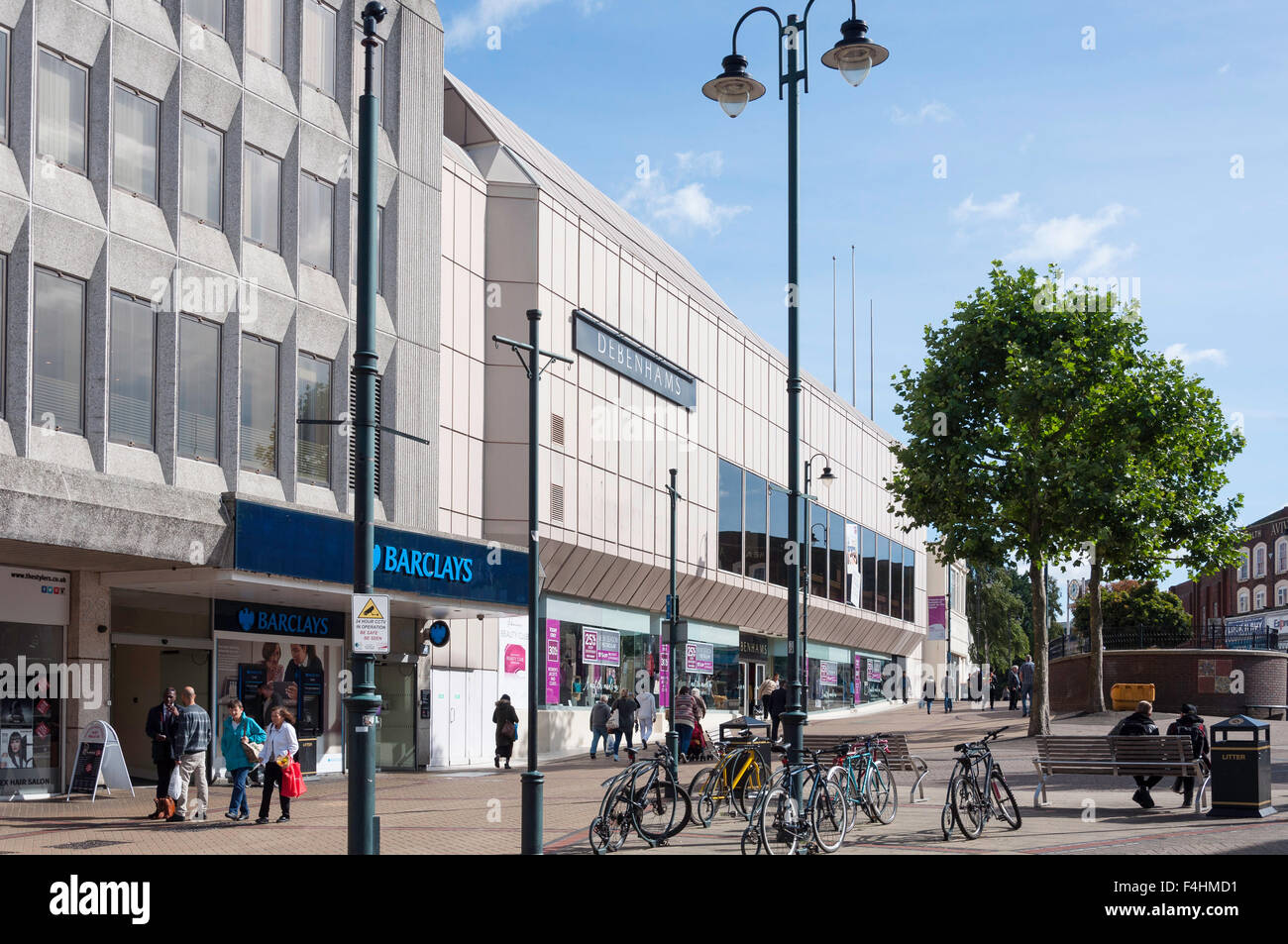 Debenhams Department Store, George Street, Luton, Bedfordshire, England ...