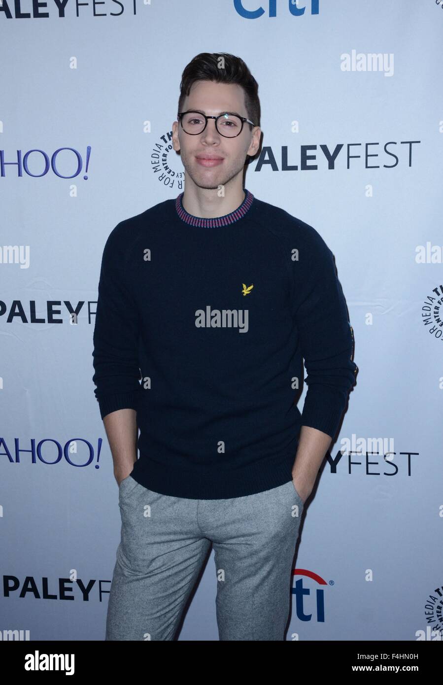 New York, NY, USA. 18th Oct, 2015. Jordan Gavaris at arrivals for ...
