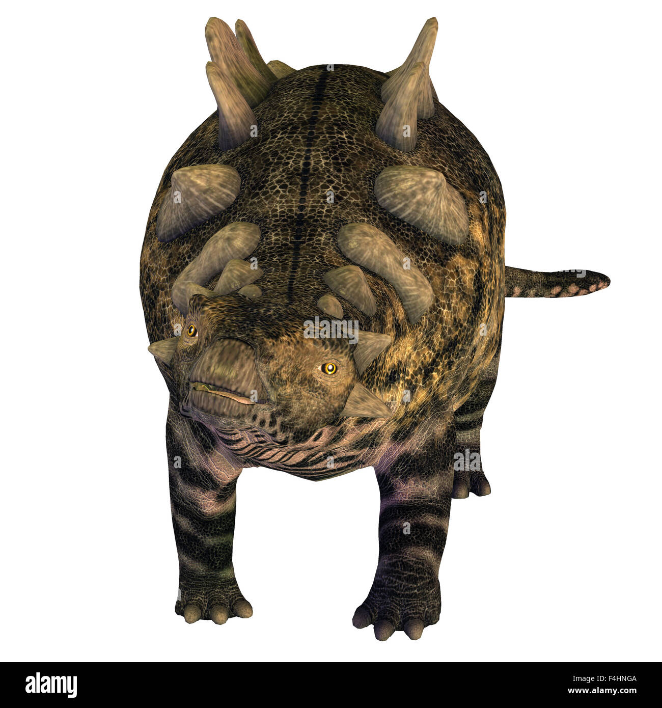 Crichtonsaurus was a heavily armored Ankylosaurus that lived in the ...