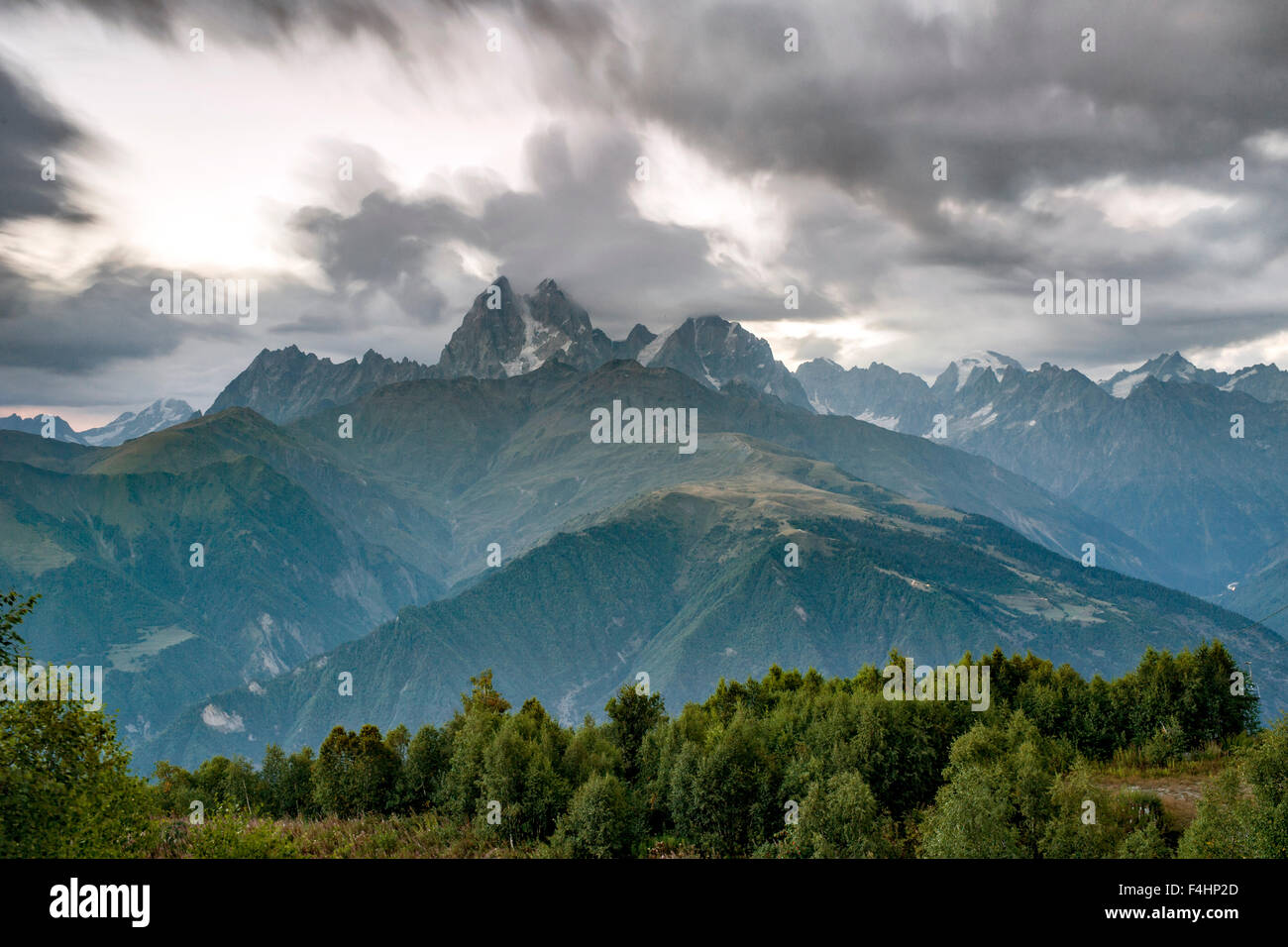 Mount ushba hi-res stock photography and images - Alamy
