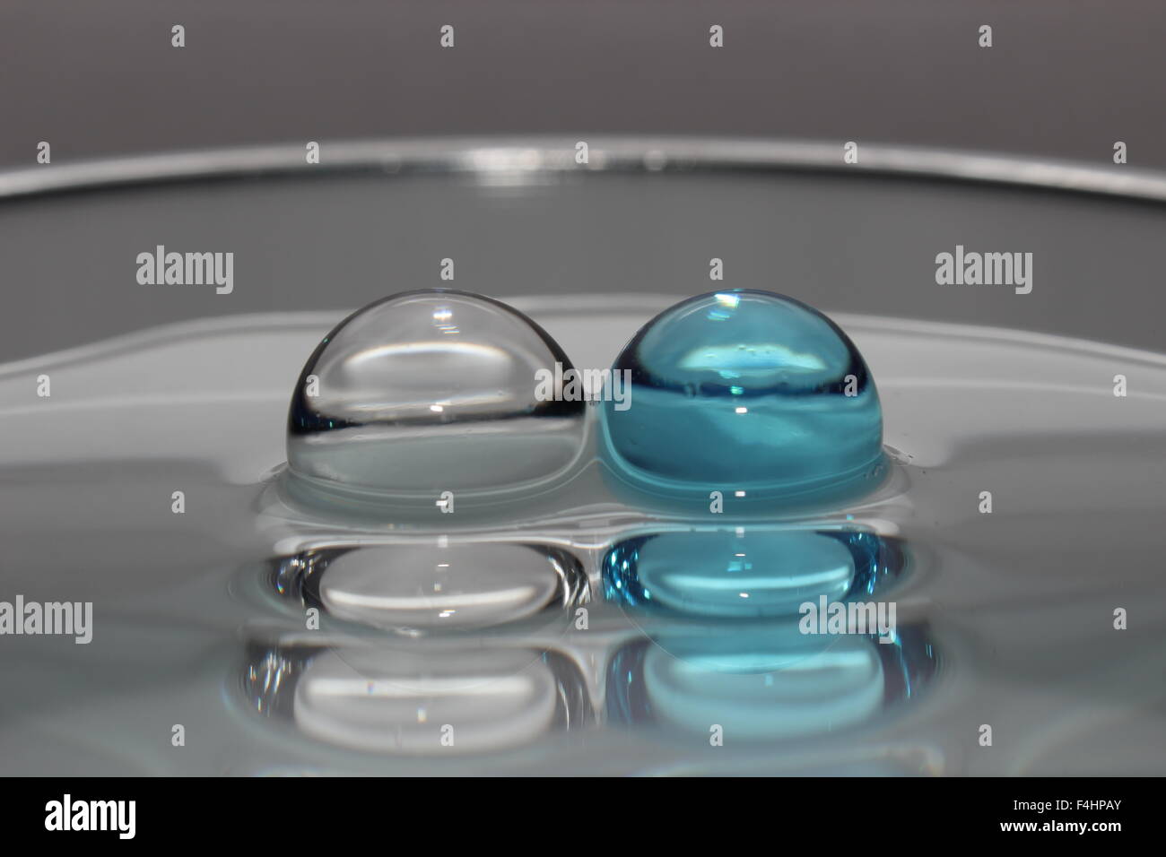 Blue and gray spherical material Stock Photo - Alamy