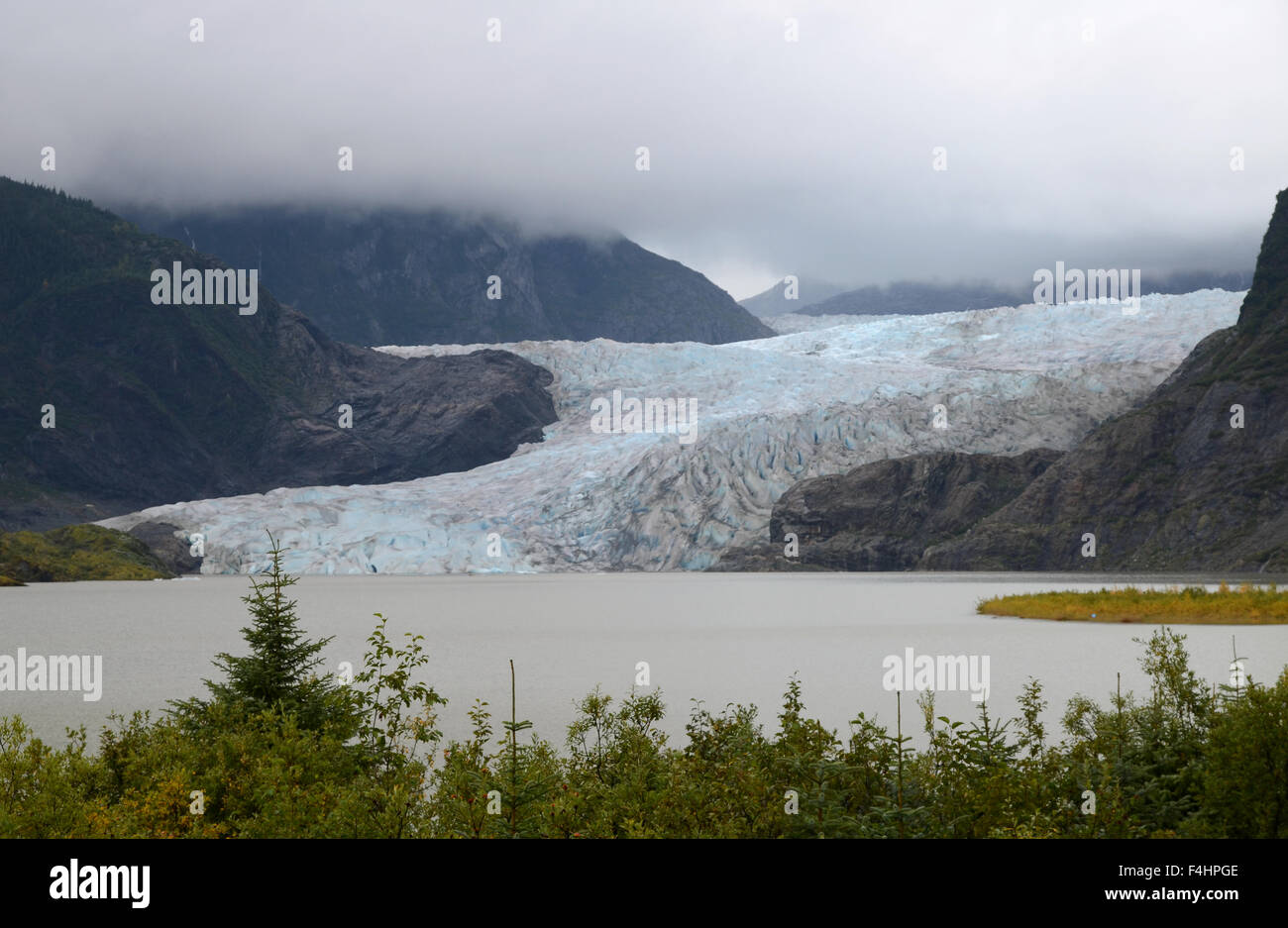 Mendenhall Glacier, Alaska Stock Photo - Alamy