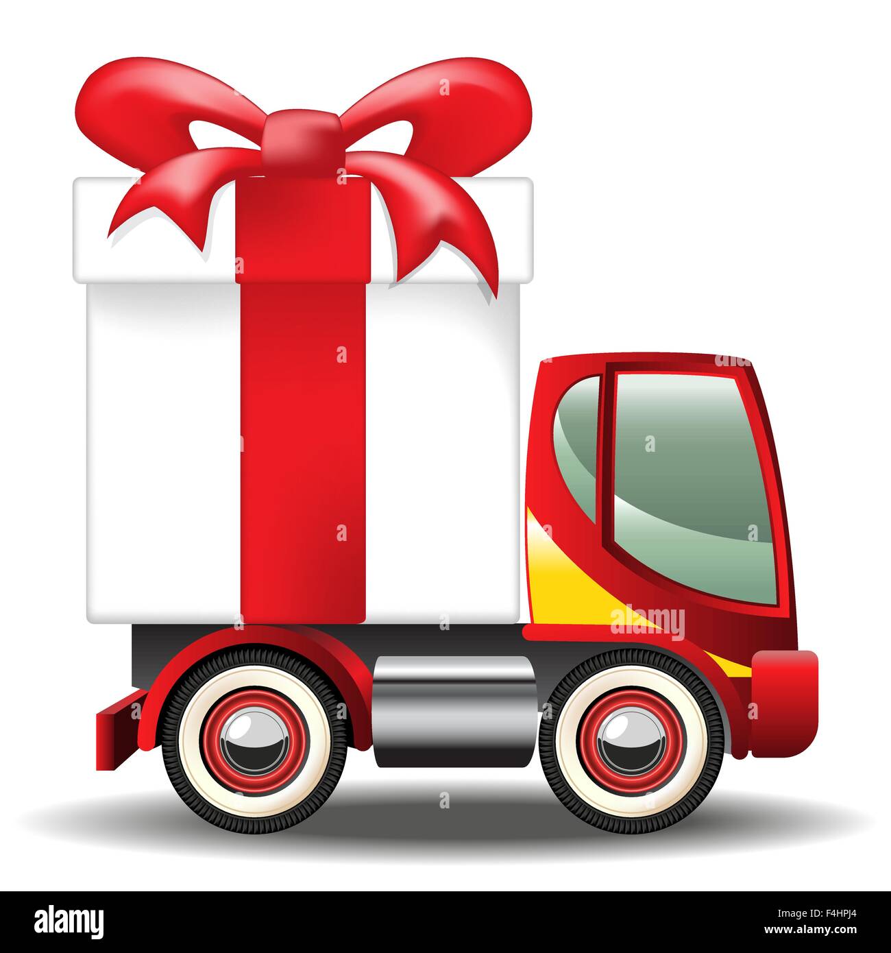 New car bow present Stock Vector Images - Alamy