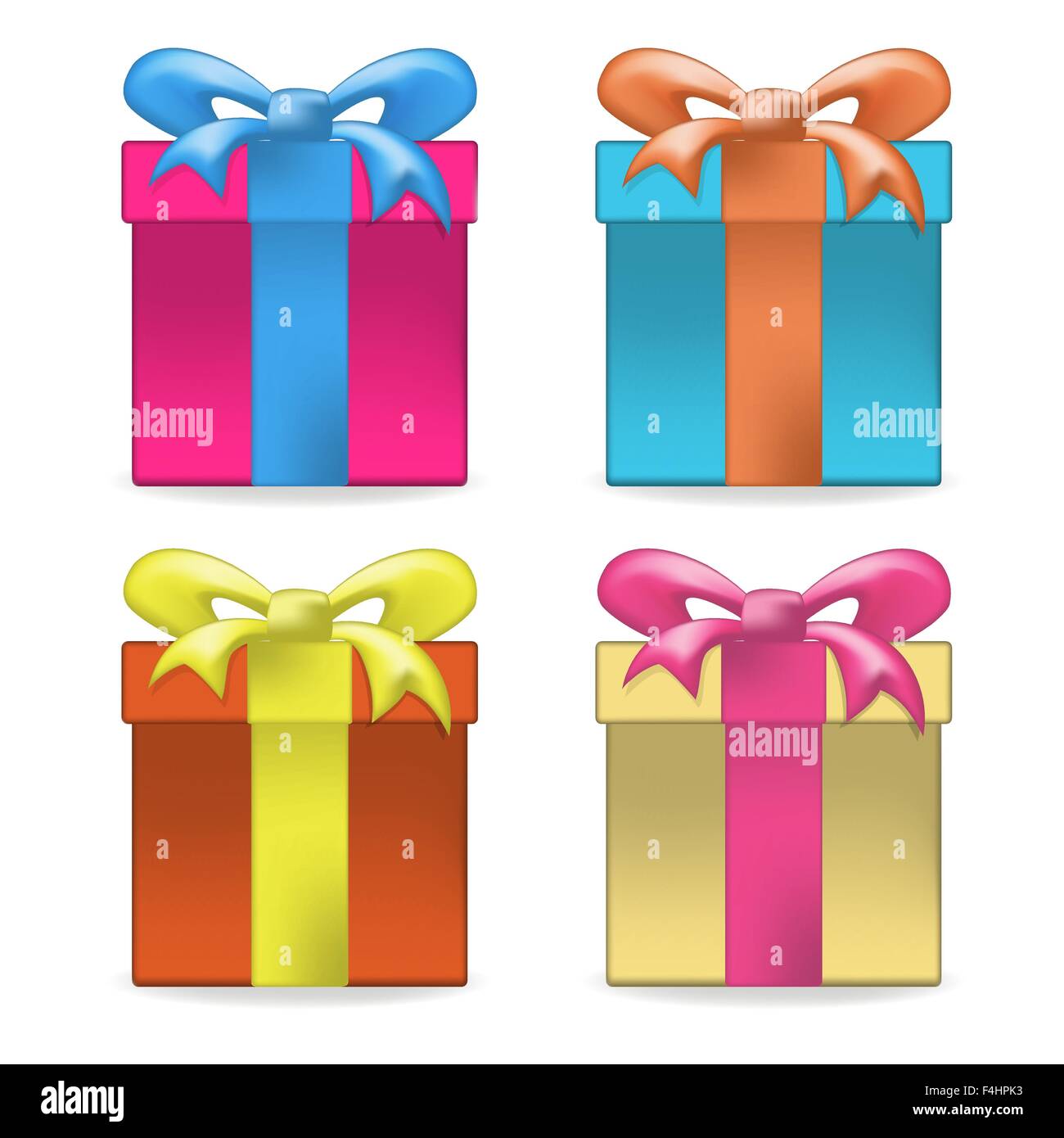 vector gift box set Stock Vector Image & Art - Alamy