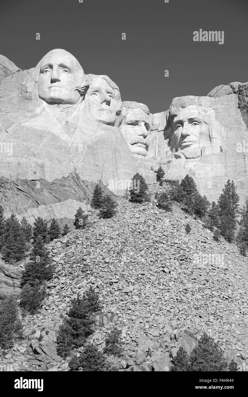 Mount Rushmore National Memorial, symbol of America located in the ...