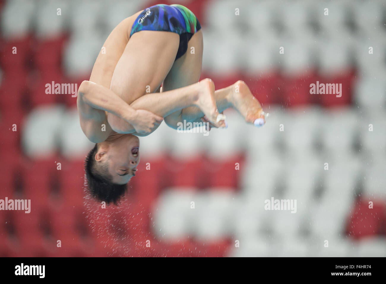 Yu Ming Zhong (CHN) in the 3m Men's Final at FINA Diving Grand Prix ...