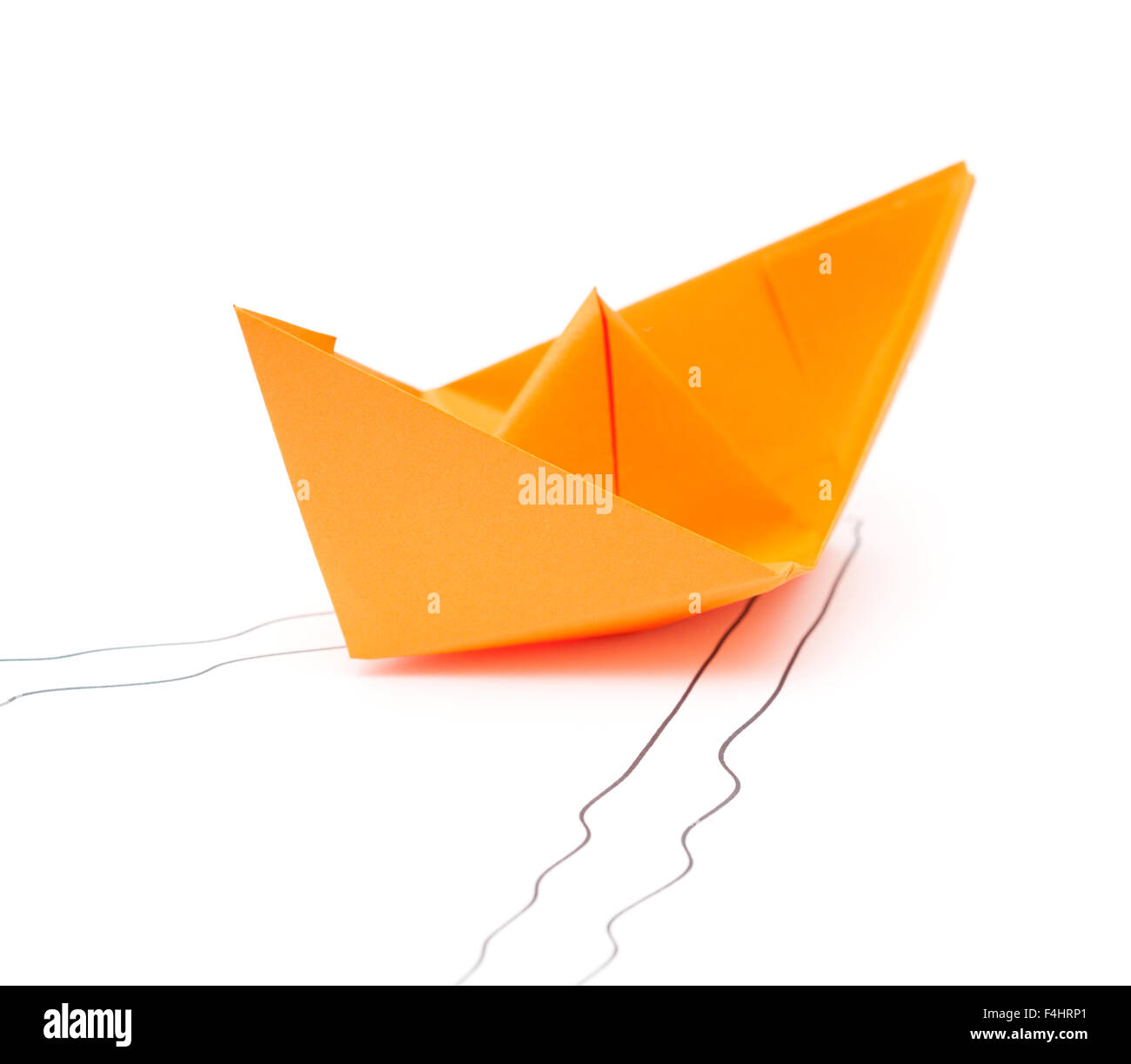 Boat sailing away Cut Out Stock Images & Pictures - Alamy