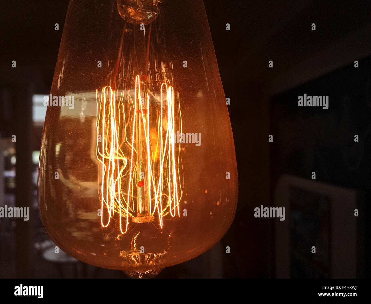 Old light bulb filament hi-res stock photography and images - Alamy
