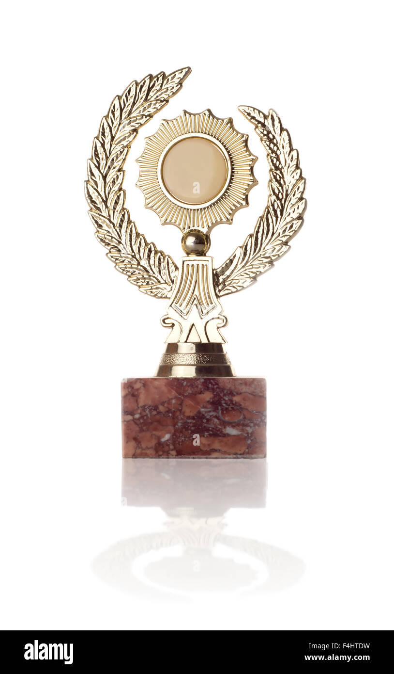 An isolated closeup photo of a trophy Stock Photo - Alamy