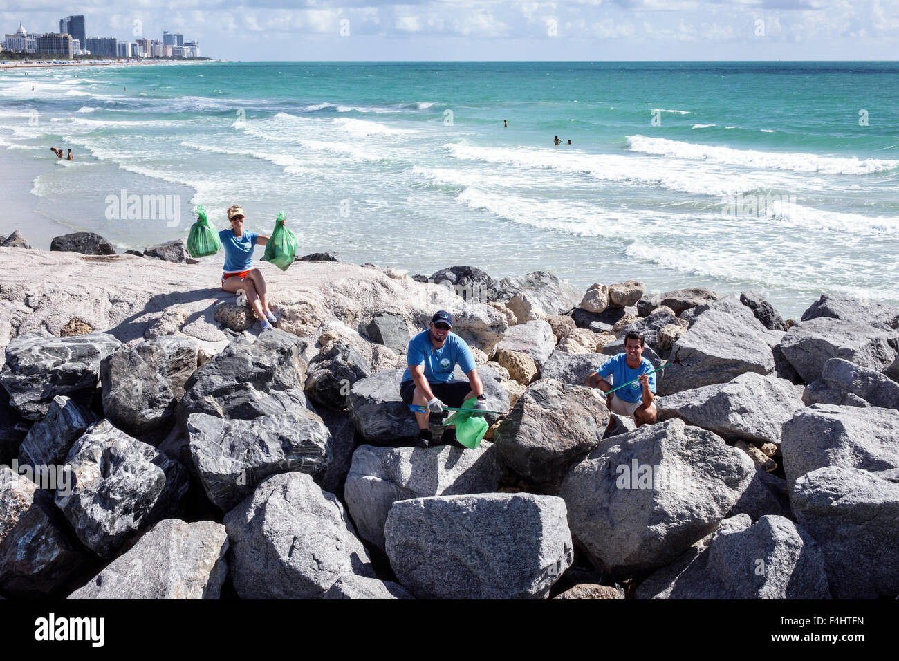Miami Beach Florida,clean-up,cleanup,clean up,volunteer volunteers ...