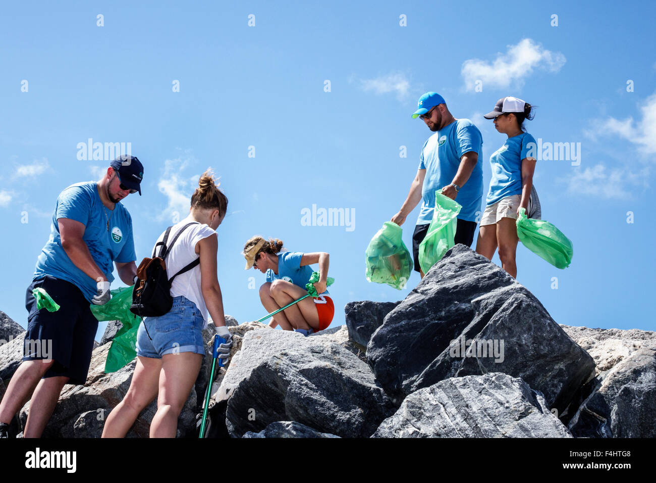 Miami Beach Florida,clean-up,cleanup,clean up,volunteer volunteers ...