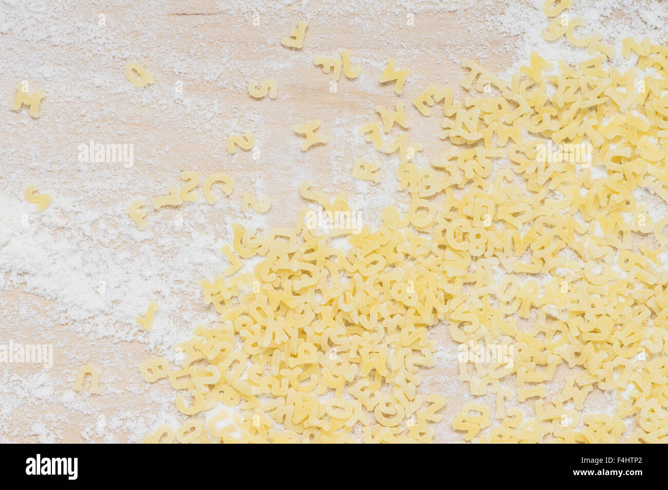 Alphabet pasta hi-res stock photography and images - Alamy