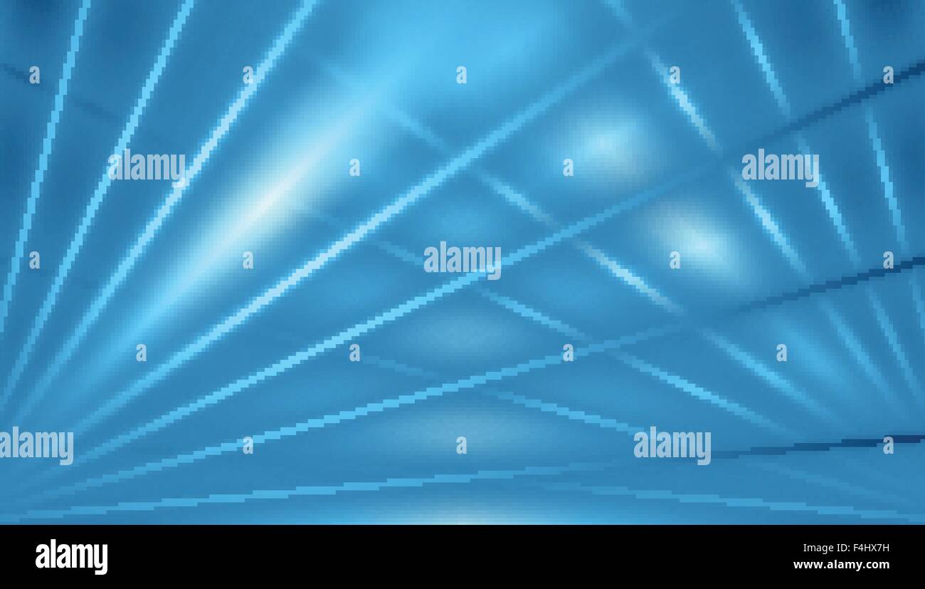 Blue abstract beams background. Vector design Stock Vector Image & Art ...