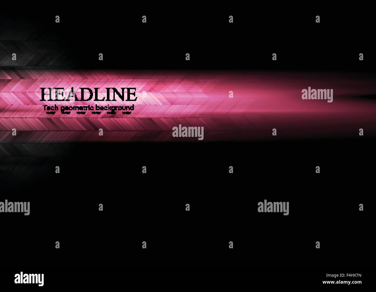 Dark pink glowing abstract tech background. Vector illustration Stock ...