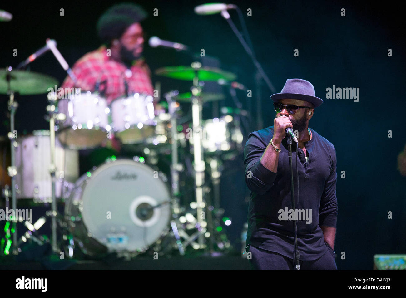 Oct 17, 2015 - Raleigh, North Carolina; USA - Drummer QUESTLOVE and ...