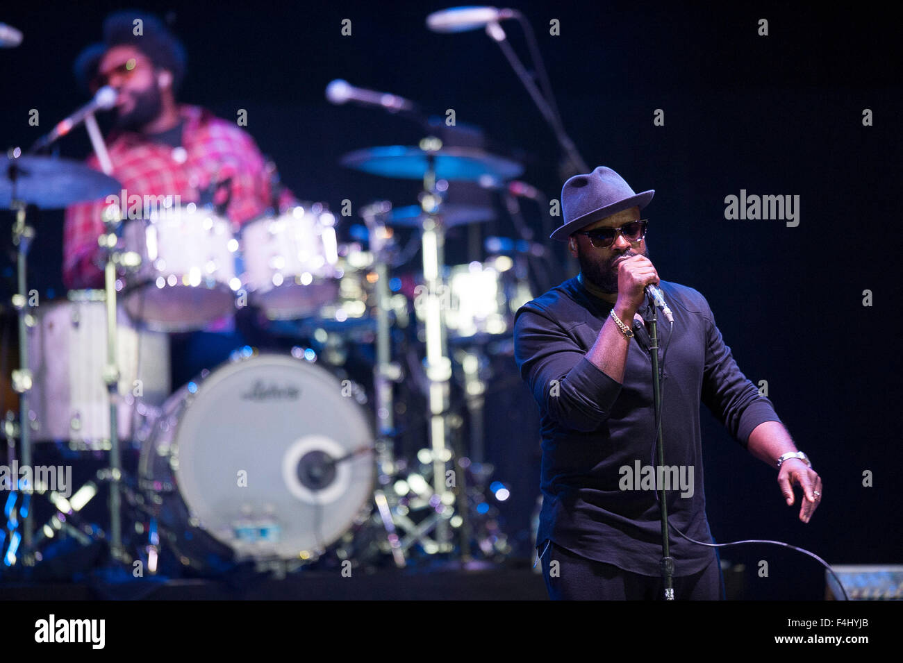 Oct 17, 2015 - Raleigh, North Carolina; USA - Drummer QUESTLOVE and ...