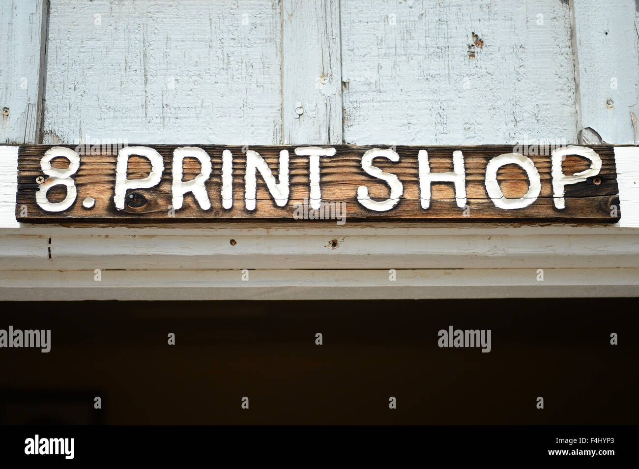 Print Shop sign Stock Photo - Alamy