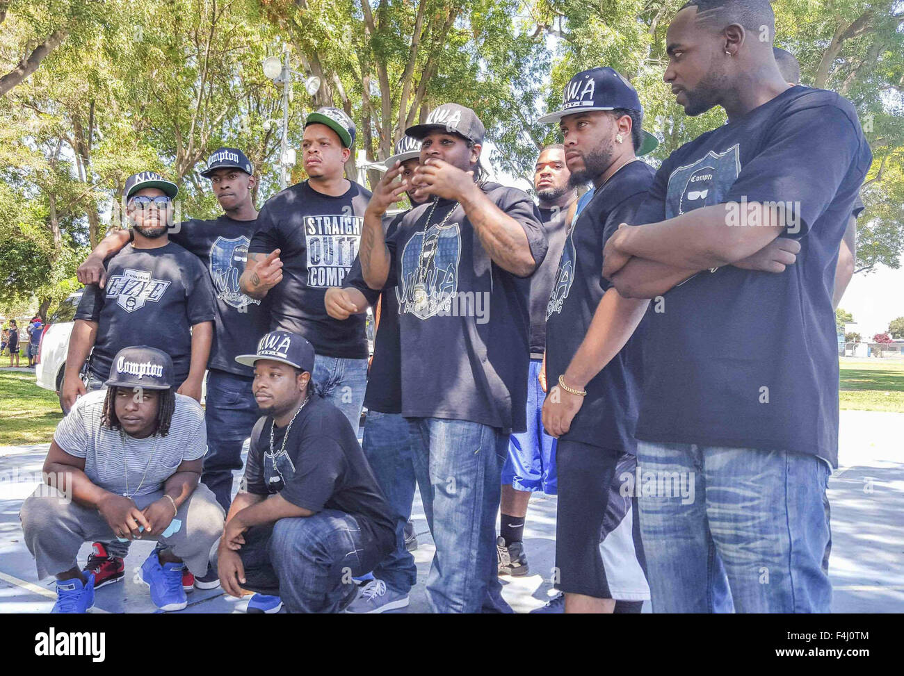 Curtis Young, Lil Eazy-E and Baby Eazy-E, sons of former N.W.A members ...
