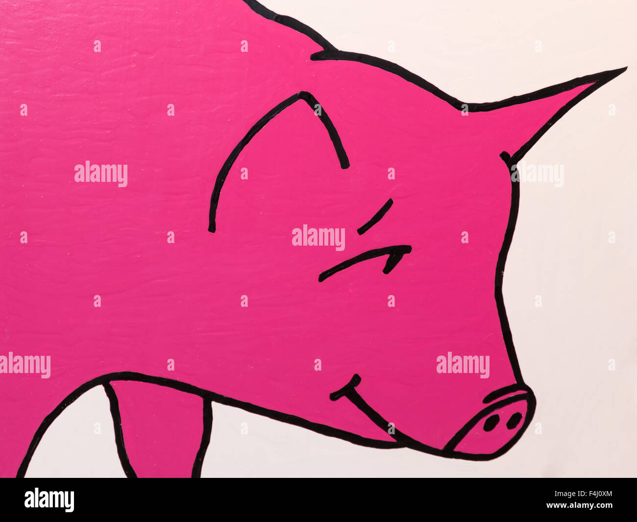 Pig pink picture Stock Photo - Alamy