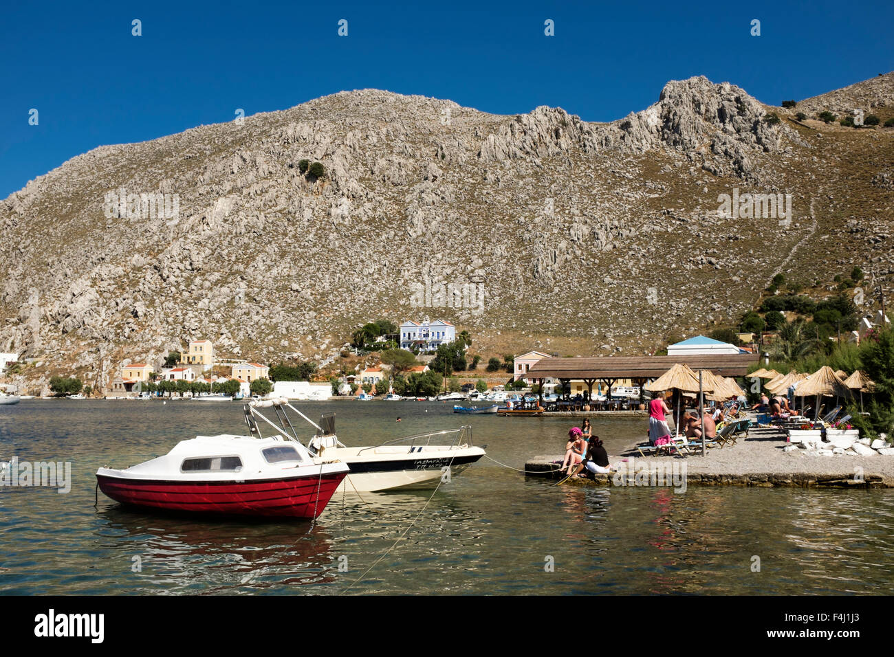 Pedi bay symi dodecanese islands hi-res stock photography and images ...