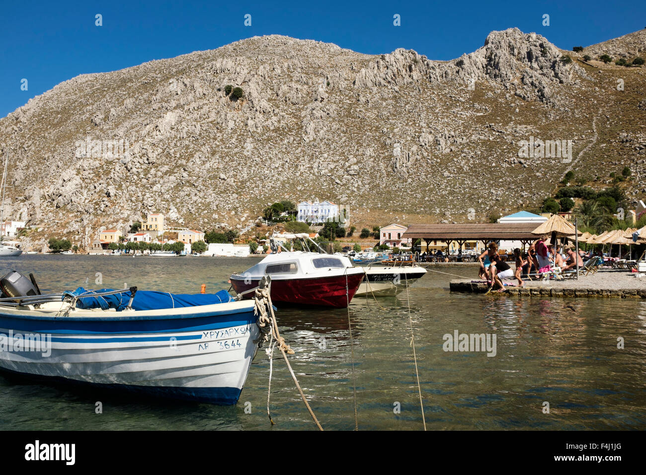 Pedi bay symi dodecanese islands hi-res stock photography and images ...