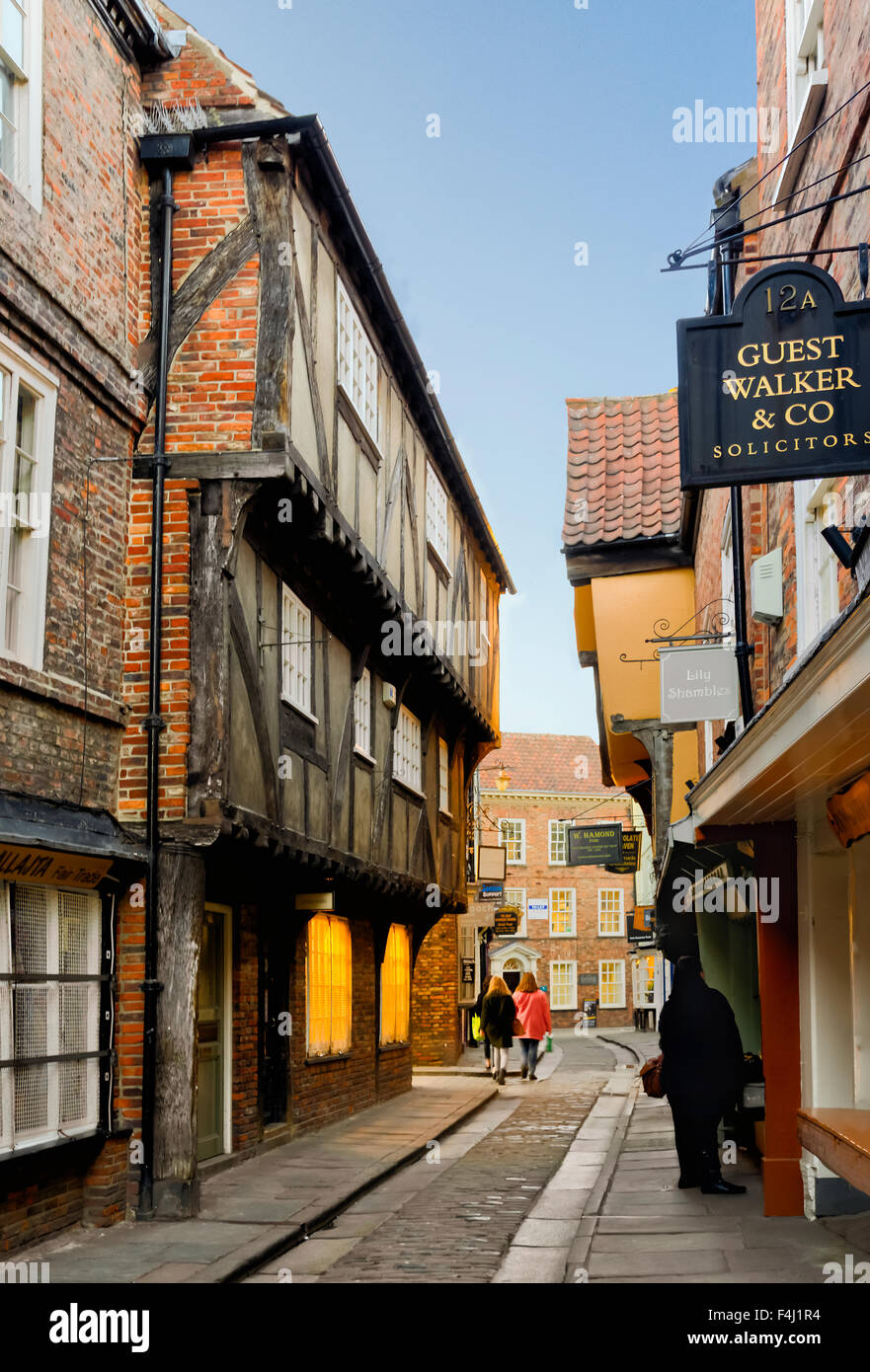 York shambles hi-res stock photography and images - Alamy
