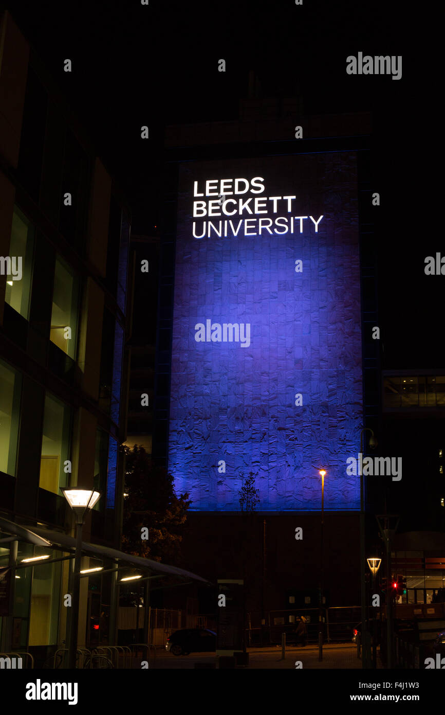 Leeds beckett university sign hi-res stock photography and images - Alamy