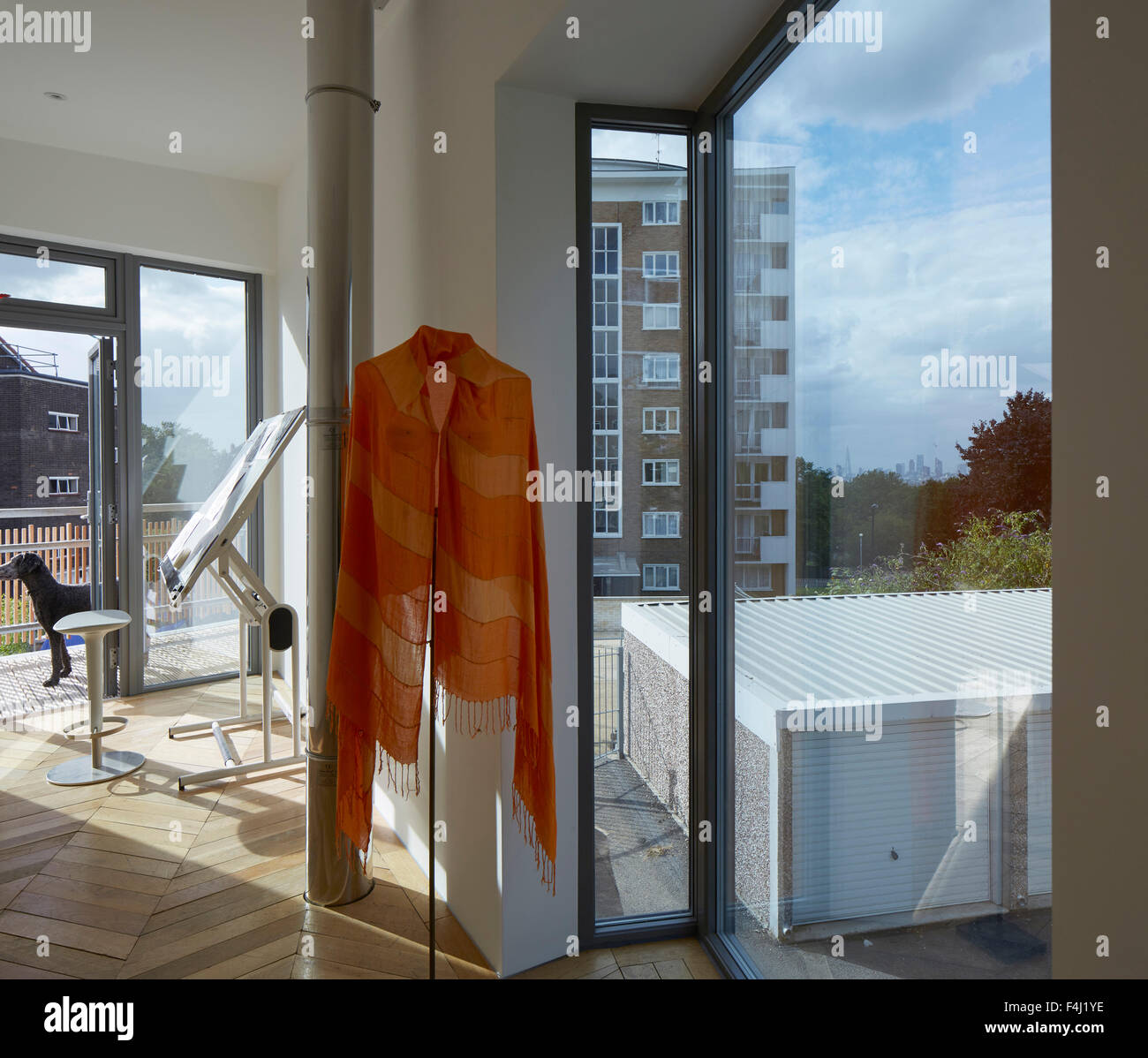 First floor living area with bay window. Eco Vale, London, United ...