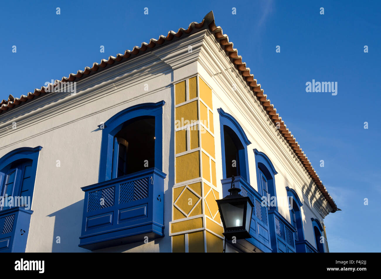 colorful houses of Paraty in Brazil Stock Photo - Alamy