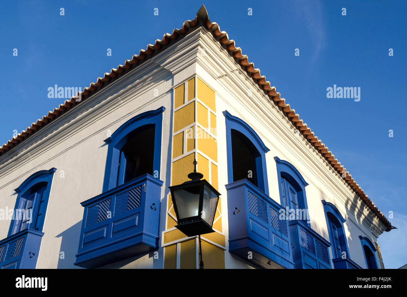 colorful houses of Paraty in Brazil Stock Photo - Alamy