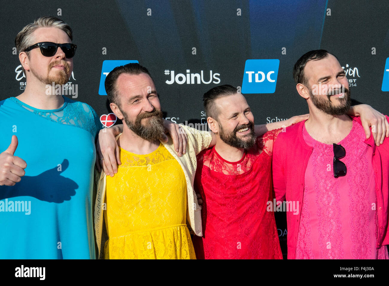 Copenhagen, Denmark. Sunday, 4th May. Pollapönk (Iceland) at the Red ...