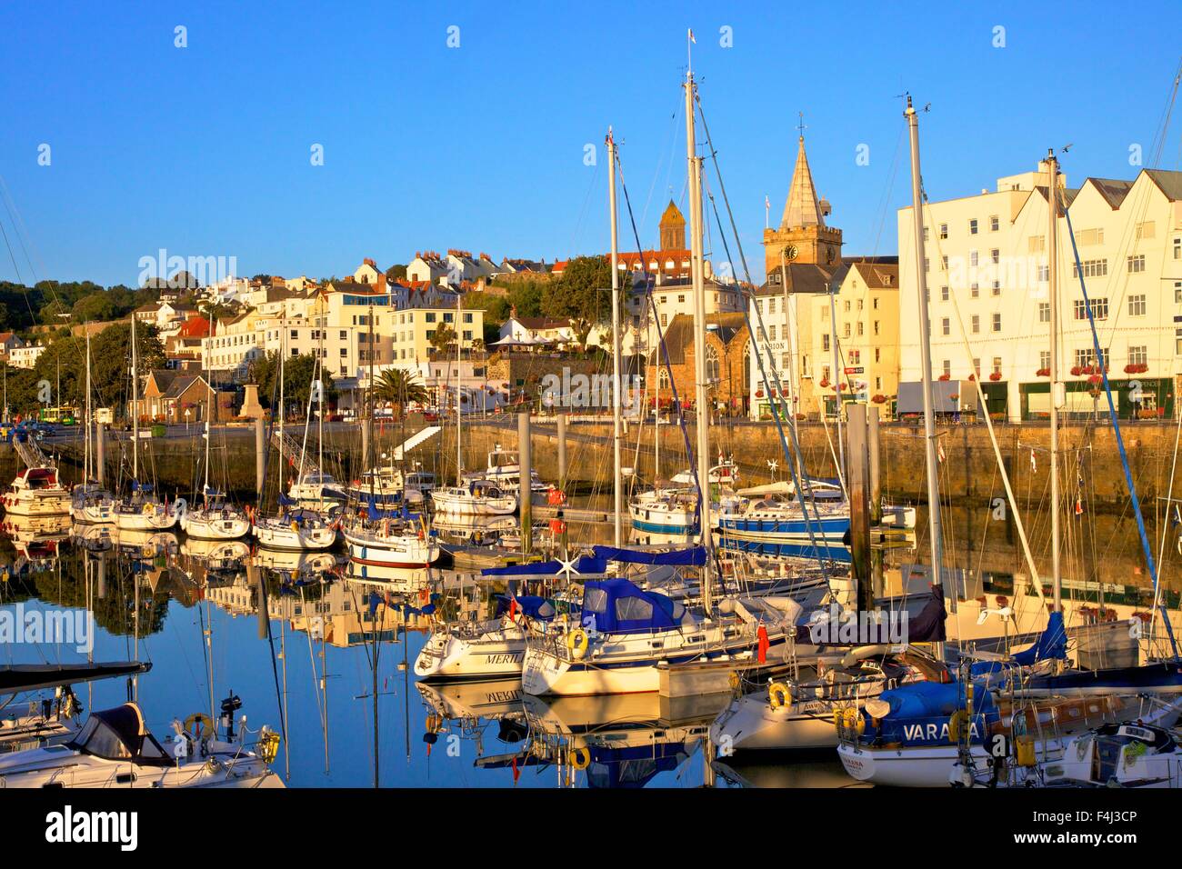 St. Peter Port Harbour, Guernsey, Channel Islands, United Kingdom ...