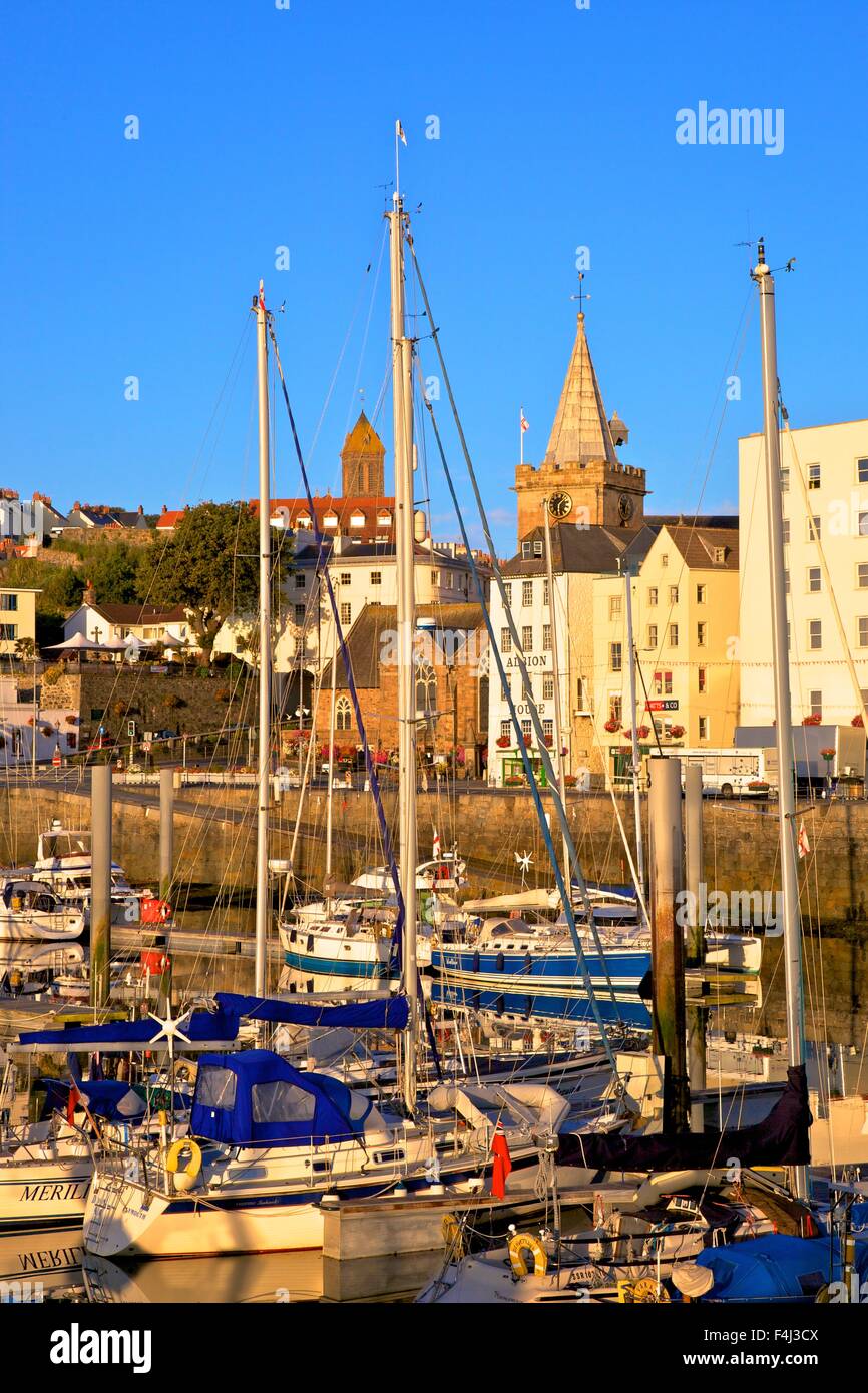 St. Peter Port Harbour, Guernsey, Channel Islands, United Kingdom ...