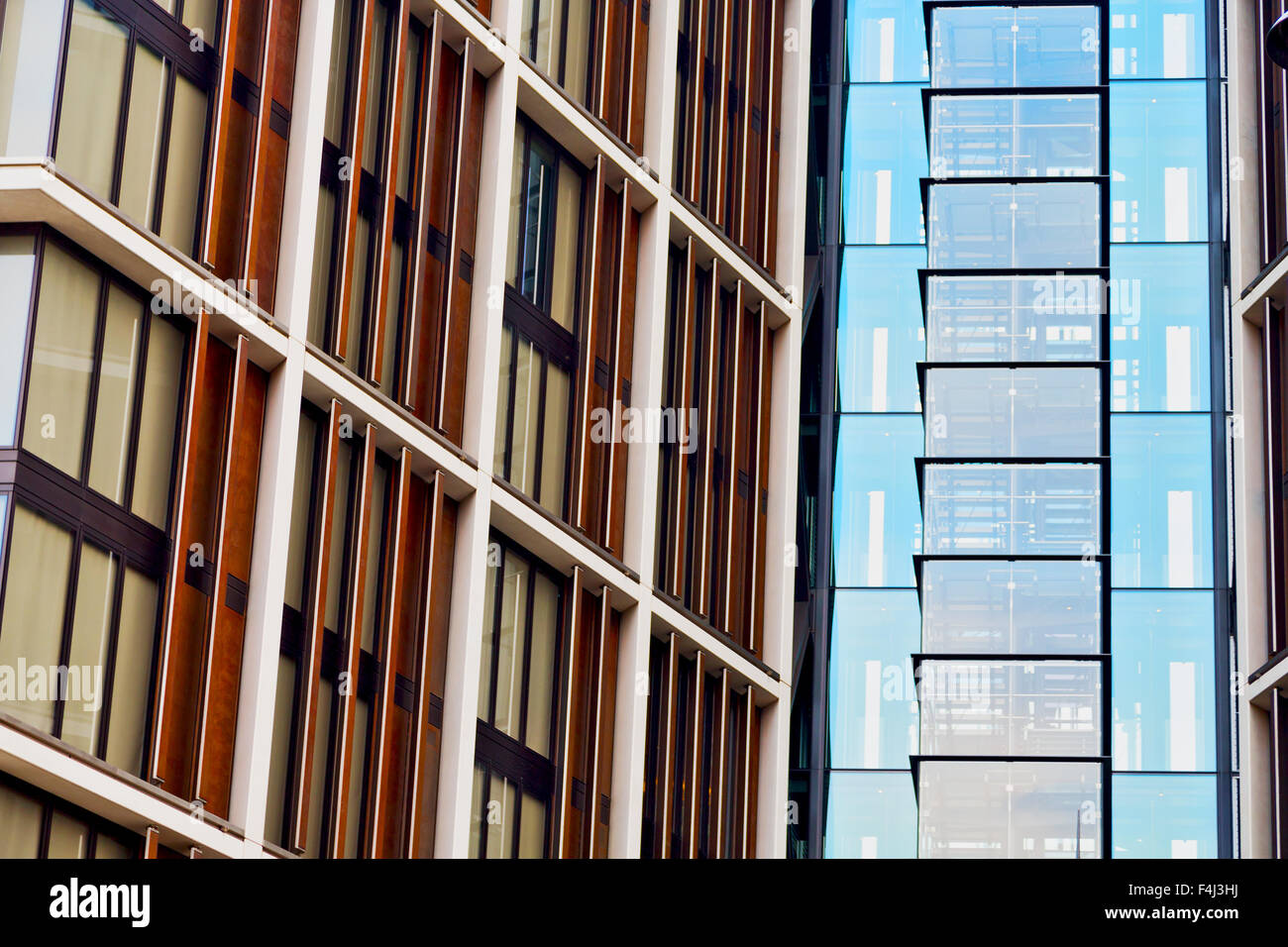 windows in the city of london home and office skyscraper building Stock ...
