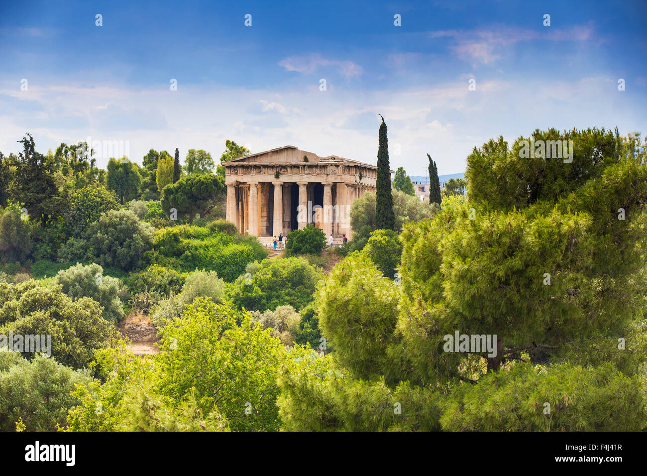 Temple of Hephaestus, The Agora, Athens, Greece, Europe Stock Photo - Alamy
