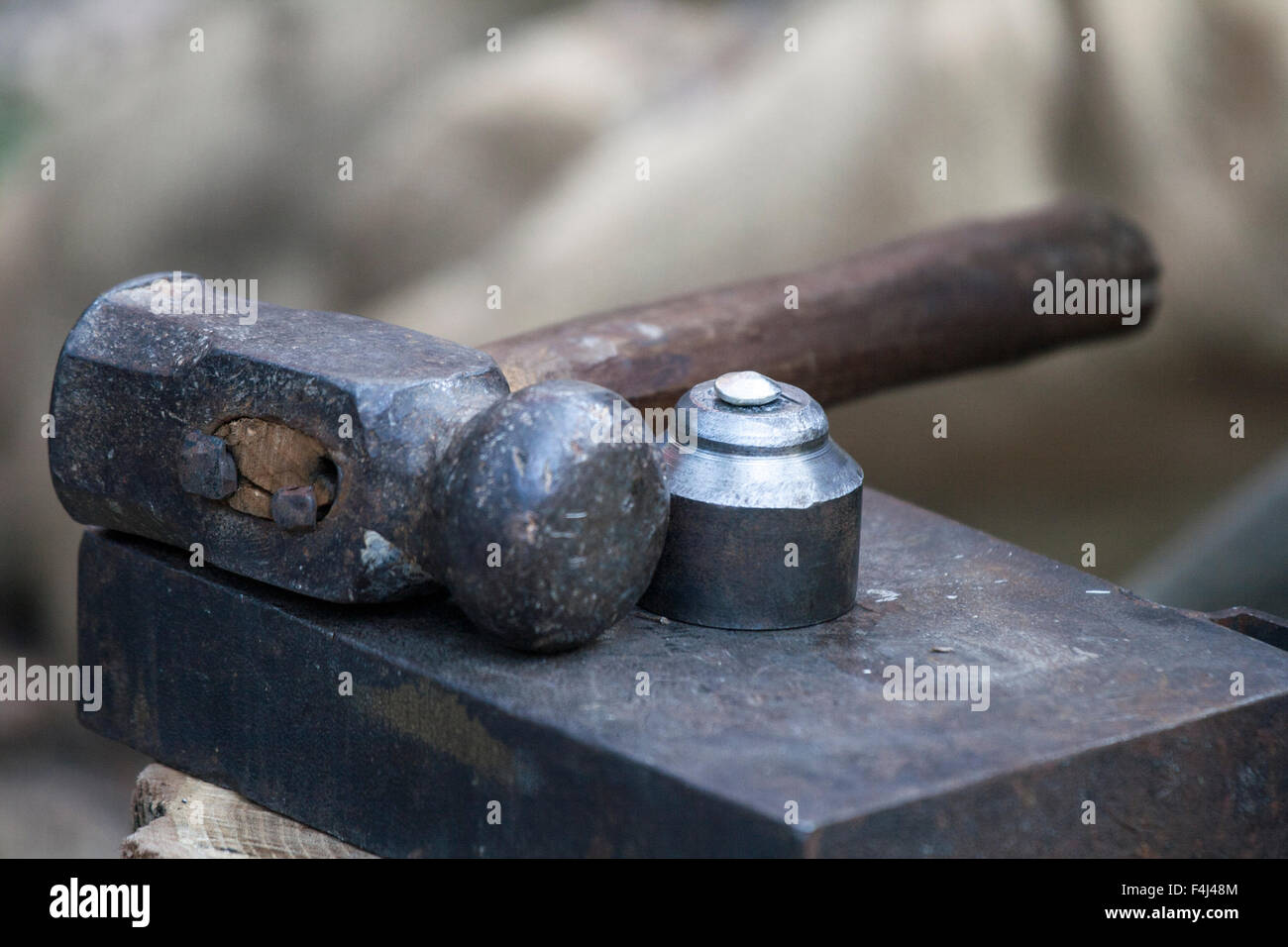 reproduction of ancient Celtic coins - celtic festival Stock Photo - Alamy
