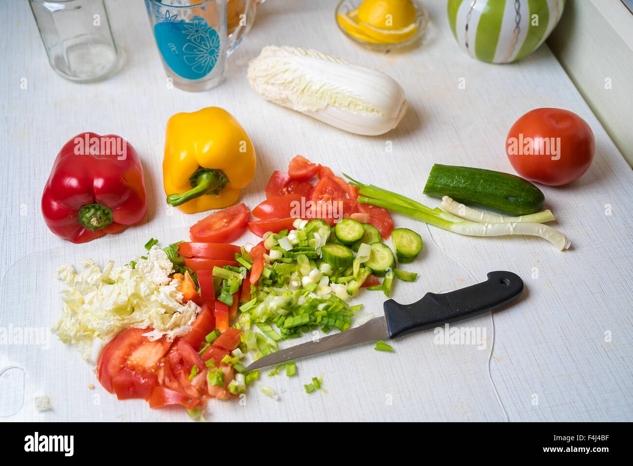 vegetables in the kitchen Stock Photo - Alamy