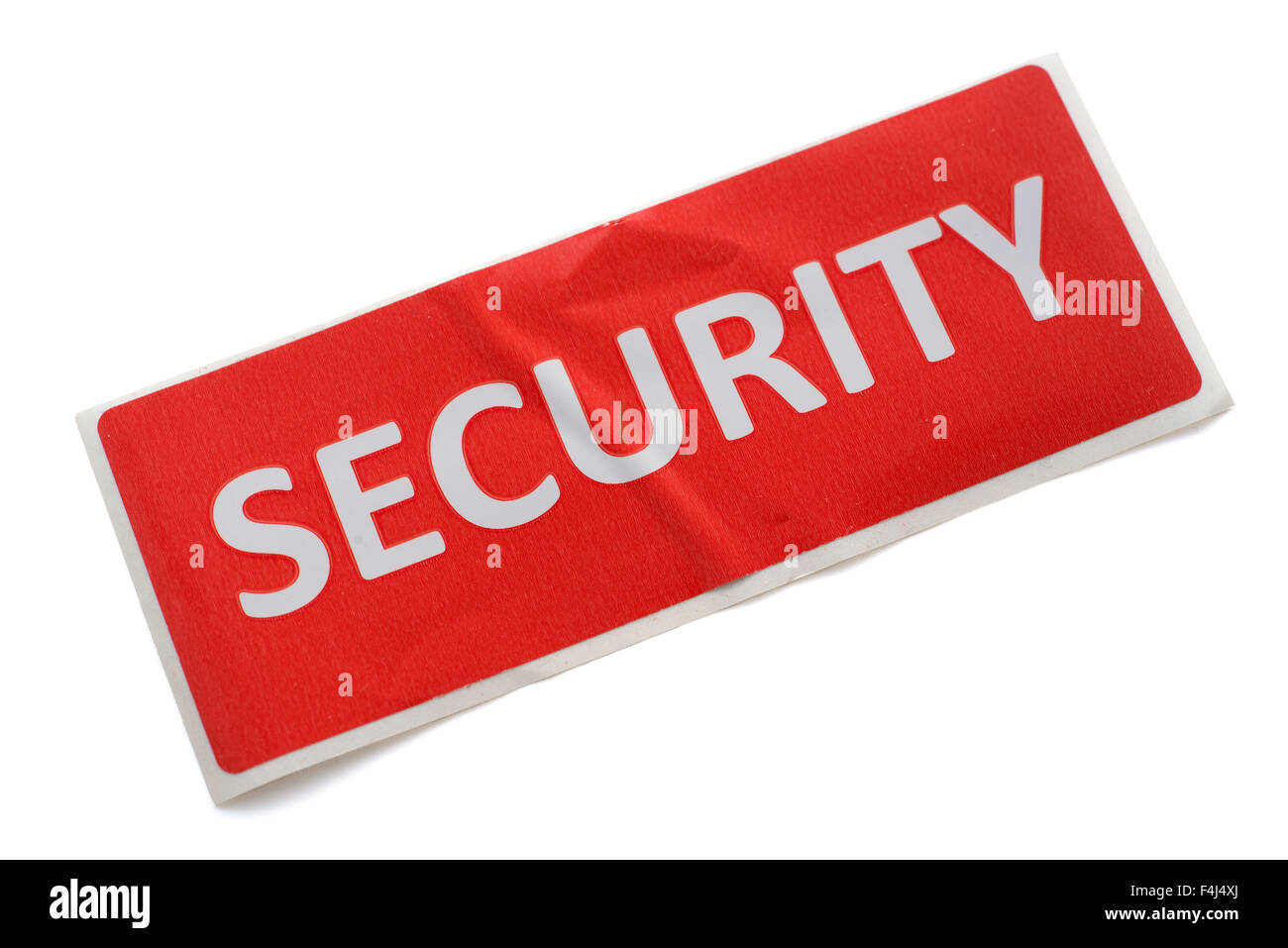 label with the word "security" isolated on white background Stock Photo ...