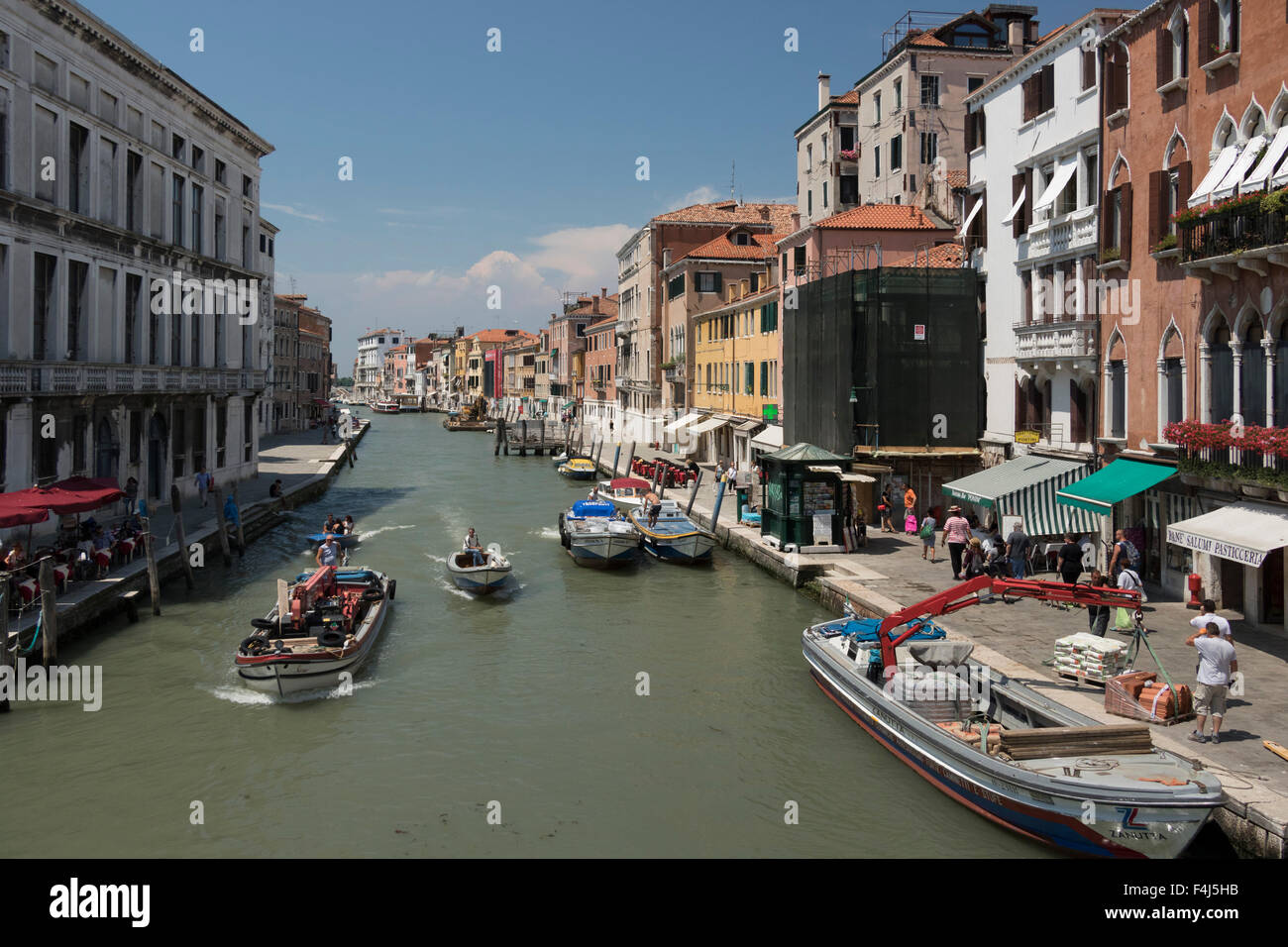Cannaregio Canal from Guglie Bridge, Venice,UNESCO World Heritage Site ...
