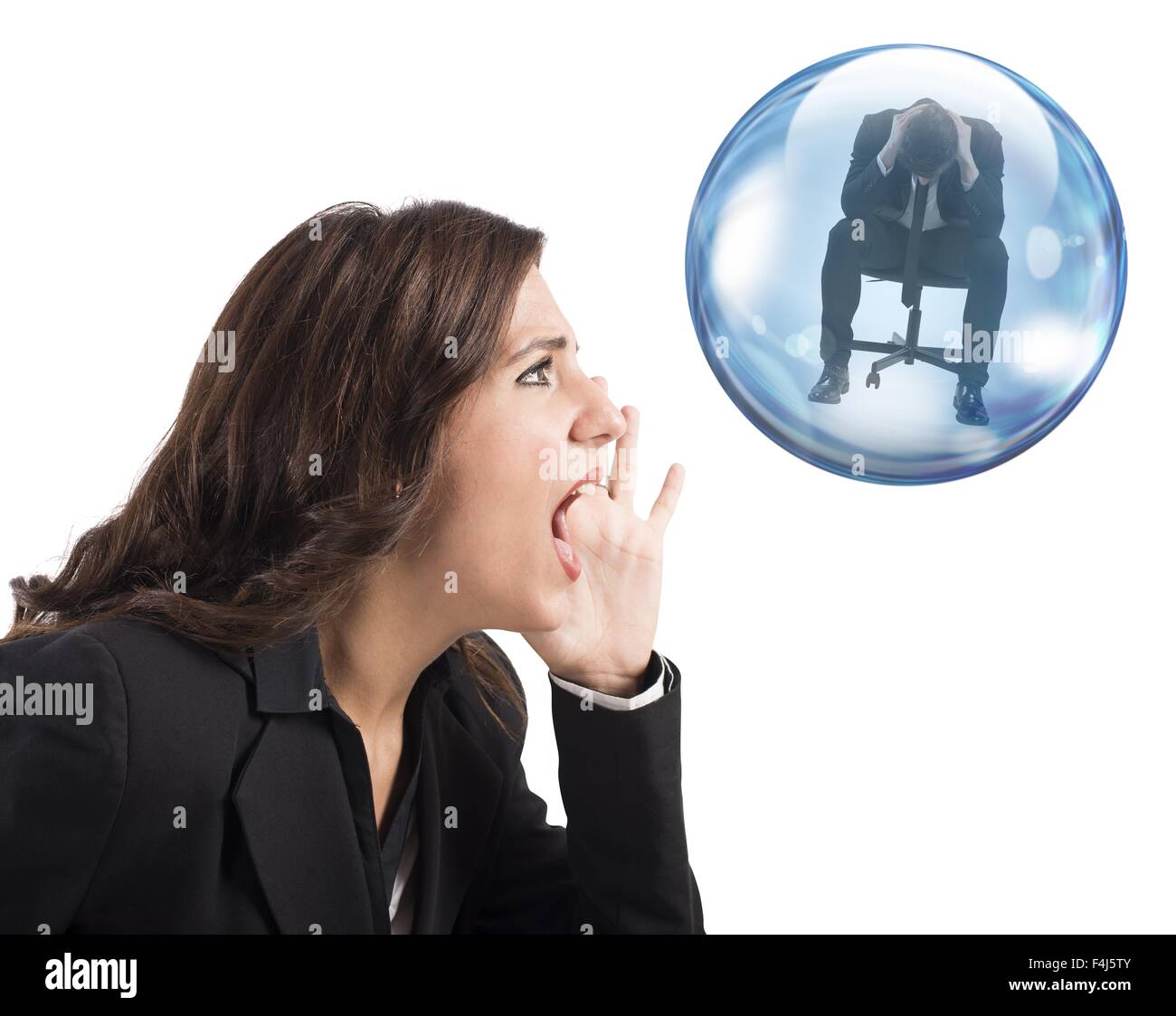 Shout for help hi-res stock photography and images - Alamy
