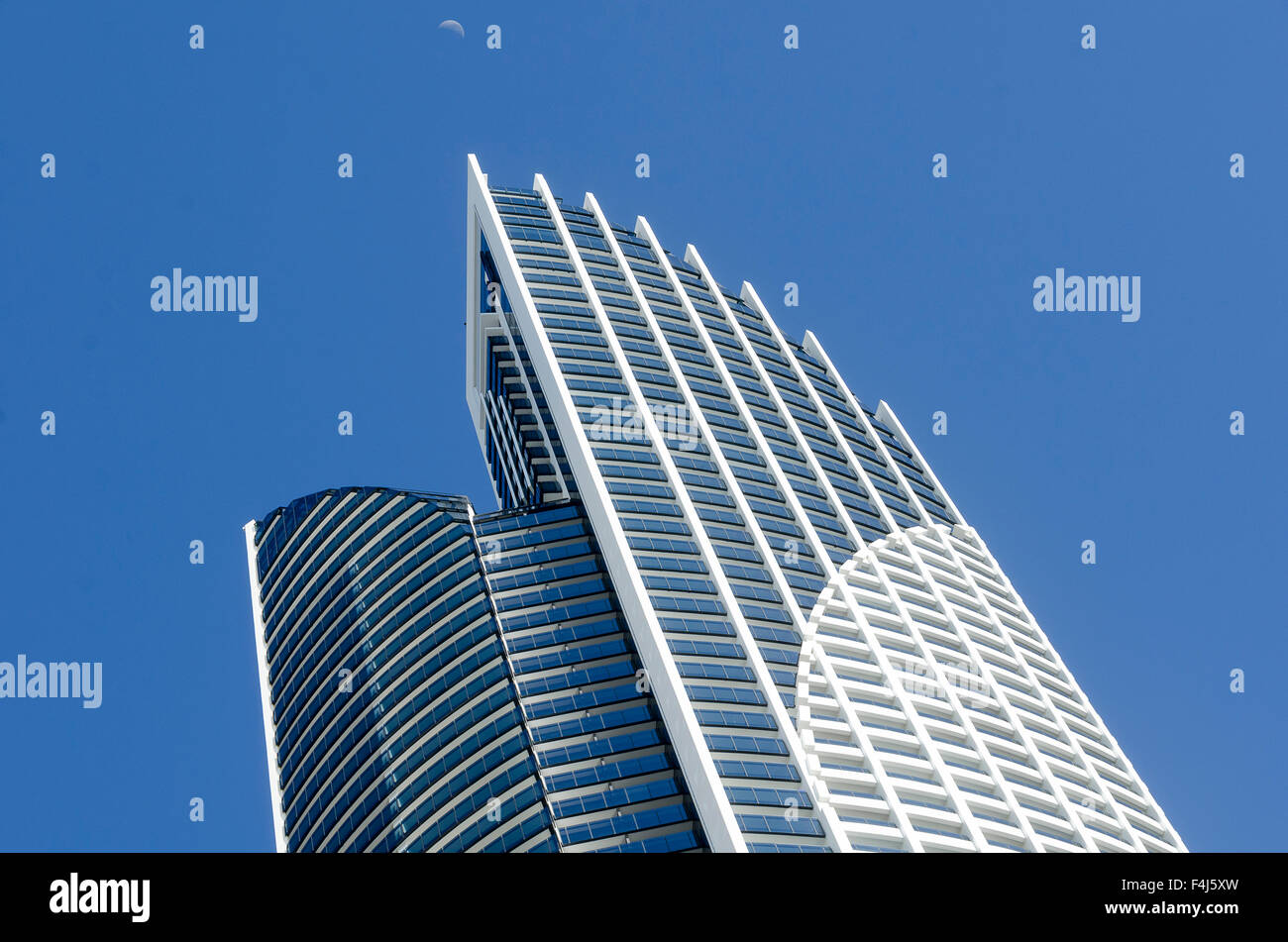High rise tower apartment blocks,Surfers Paradise, Queensland ...