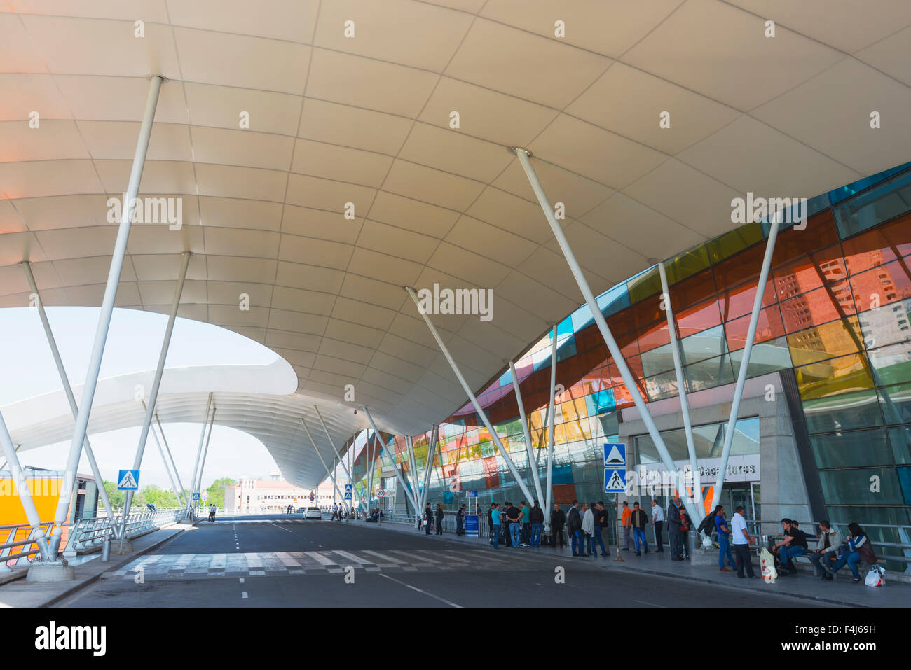 Zvartnots International Airport, Yerevan, Armenia, Caucasus region ...